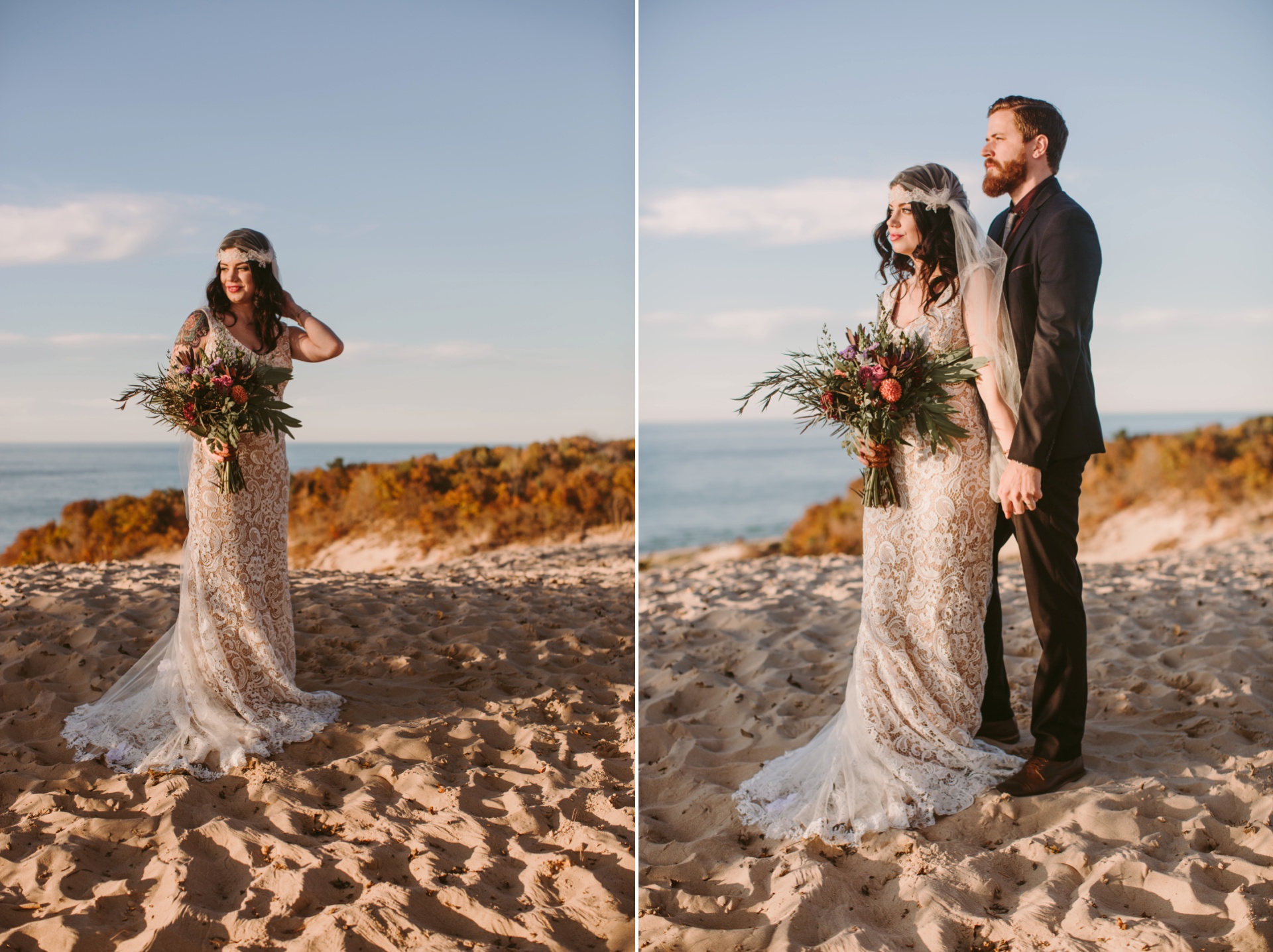 Michigan-Wedding-Photography-at-Warren-Dunes-State-Park-by-Megan-Saul ...
